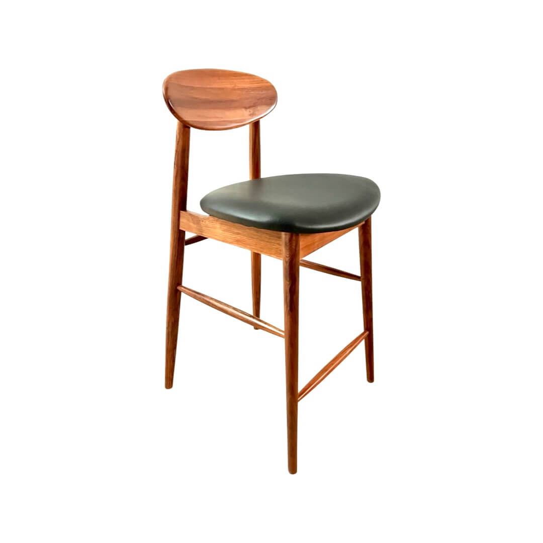 Malmo Bar Stool with Upholstered Seat – Urban Rhythm